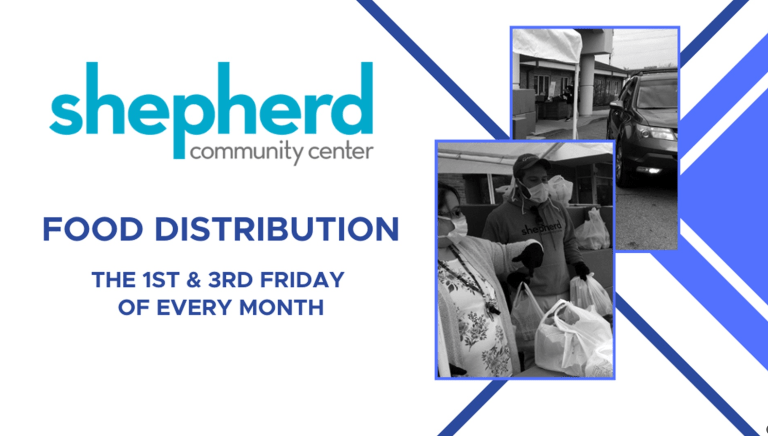 SHEPHERD COMMUNITY CENTER FOOD DISTRIBUTION